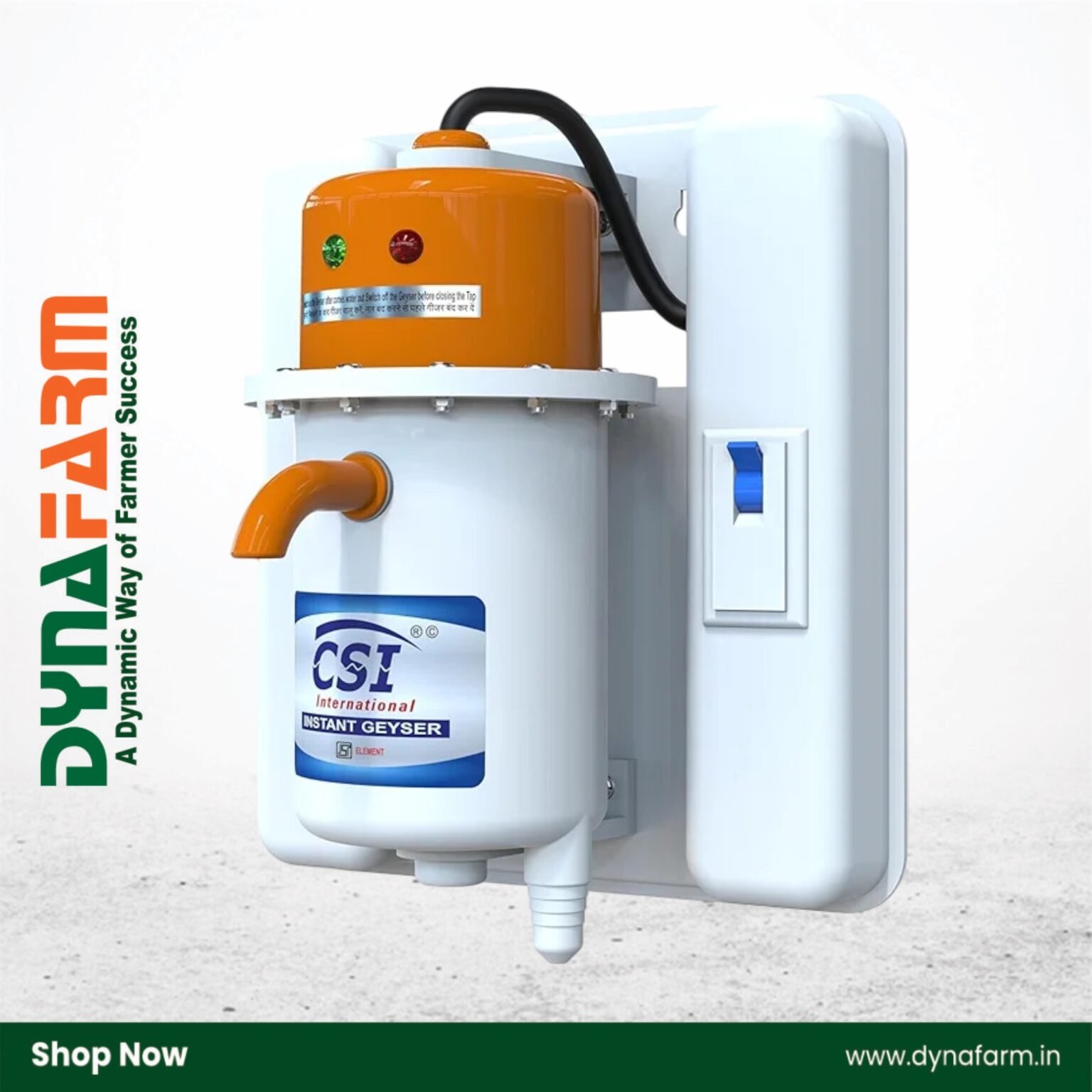 CSI Plate MCB Portable Instant Water Geyser 3000W | ISI Copper Heating ...
